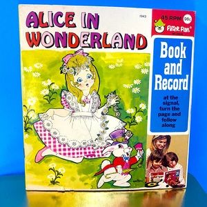 Peter Pan Records | Media | Alice In Wonderland Vintage Vinyl Record Read Along Storybook Peter ...